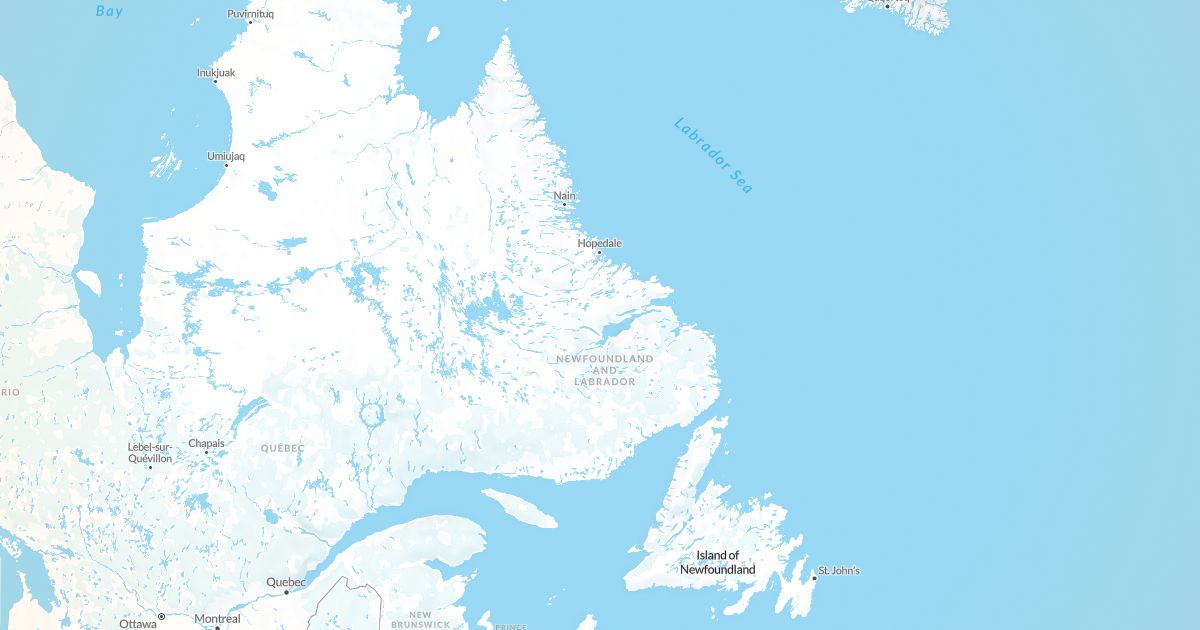 World Piste Map :: Newfoundland and Labrador