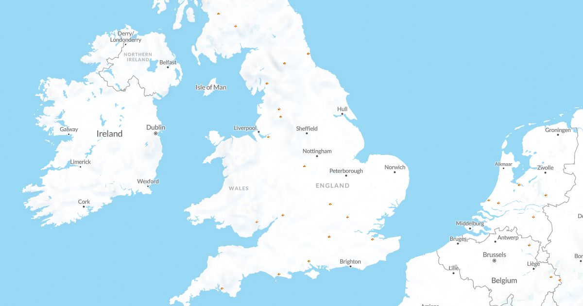 World Piste Map :: England