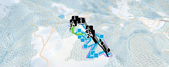 World Piste Map :: Cataloochee Ski Area